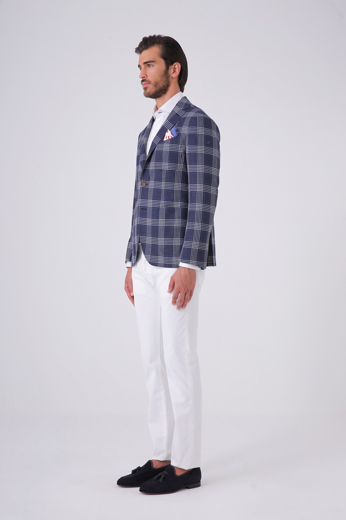 Fit Drop Torba Cepli Mono Yaka Ceket